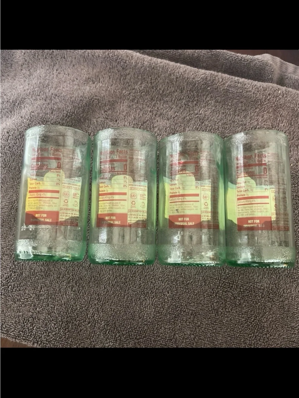 Topo Chico | Dining | S4 Handcrafted Upcycled Topo Chico Drinking ...